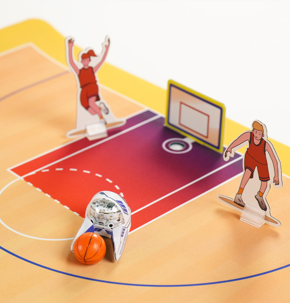 Basketball Challenge Mat | Educational STEM Kit for Kids – Ozobot