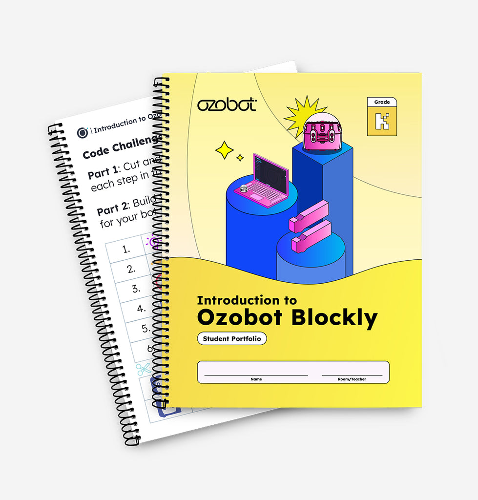 Introduction to Ozobot Blockly Curriculum Student Portfolio Workbook